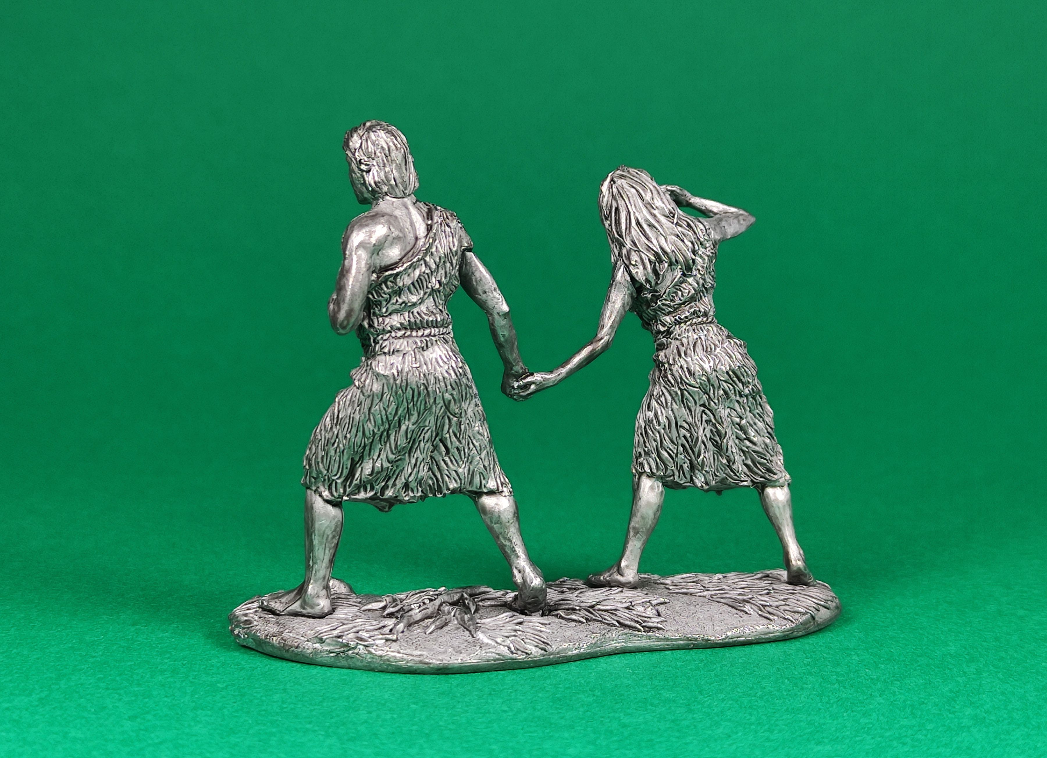 Adam and Eve leaving the Garden of Eden buy a white metal miniature ...